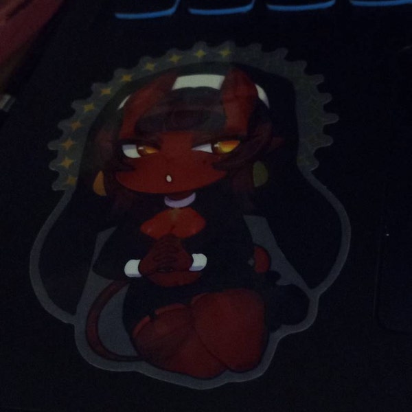 Meru the Succubus 3-4 Inch Stickers - Etsy
