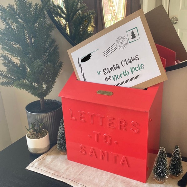 Santa Letter SVG - Santa Envelope Svg - Christmas Svg - Postcard to ...