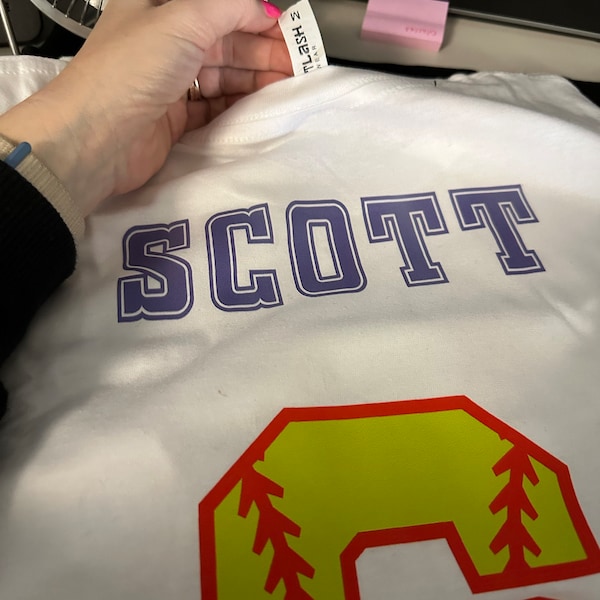 Custom Softball Shirts, Softball Numbers Shirt, Personalized Softball ...