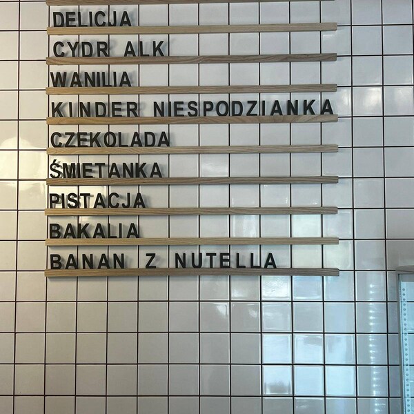 Changeable Wall Mounted Menu Rails, Wooden Cafe Wall Menu, Changeable ...