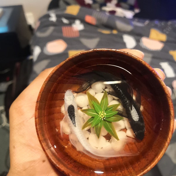 3D Resin Painting Yin Yang Fish, Resin Painting Fish Tank, 3D Resin ...