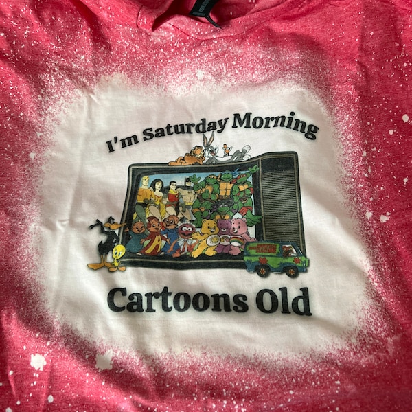 I'm Saturday Morning Cartoons Old Sticker, Vintage Cartoons Sticker ...