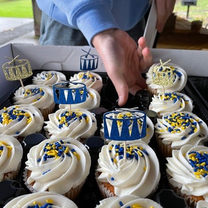 Dollar Sign Cupcake Toppers Money Cupcake Toppers Dollar | Etsy