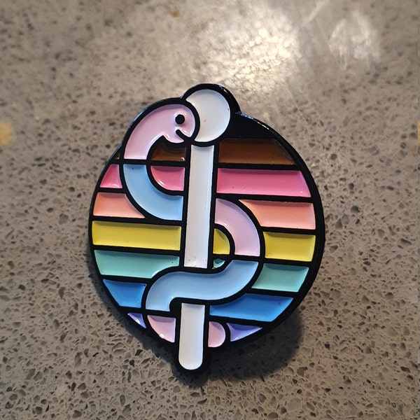 PIN: LGBTQ+ Medical Pride Enamel Pin - Etsy