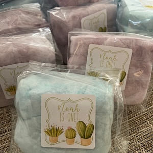 50 Small Cotton Candy Party Favors With Custom Labels - Etsy