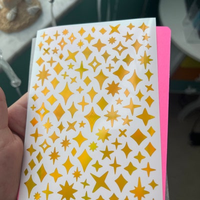 Music Note Permanent Vinyl Sticker Sheet - Etsy