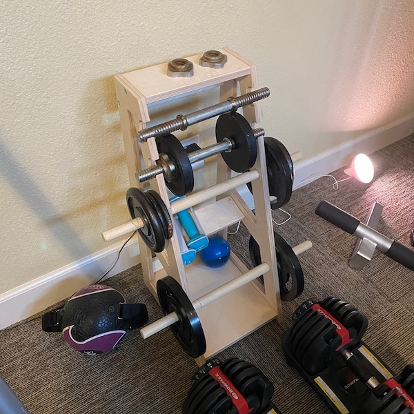 Meanswood Stone | Dumbbell Rack | Home Gym Weight Rack | Dumbbell ...