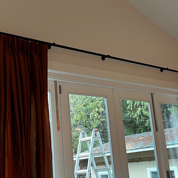 Vanessa Channel Rod Wall Mount Bracket, 28mm Drapery Hardware - Etsy