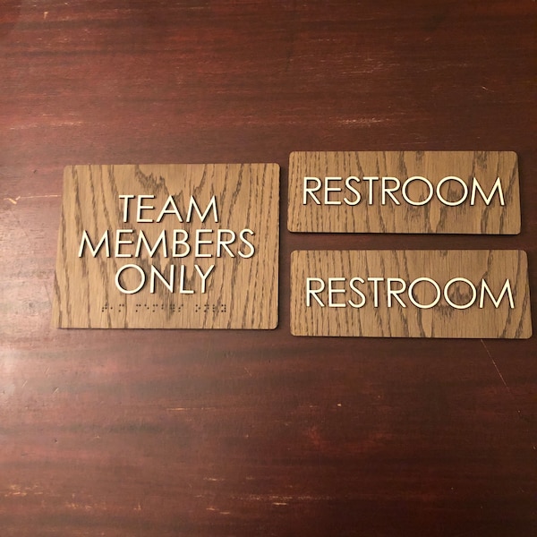 Employees Only Office Lettered Sign - Private Keep Out - Staff Only ...