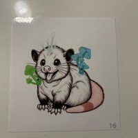 Moo Deng Baby Pygmy Hippo Meme Bite Biting Leg Sticker - Etsy