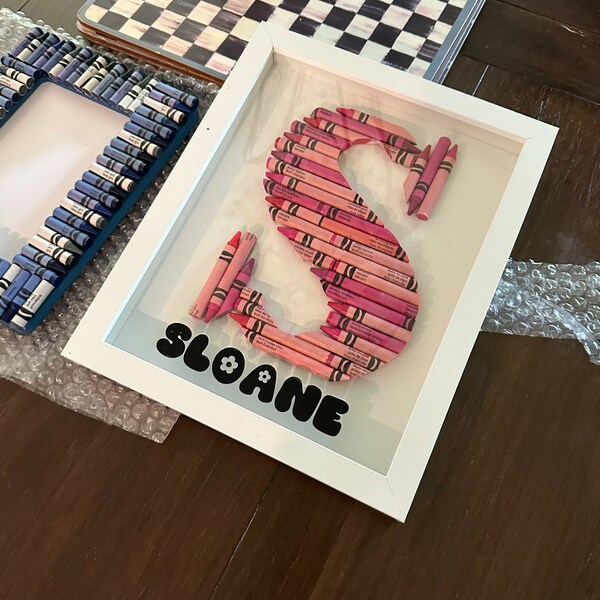 Love Lives Here, 8x8 Square, 3D Wall Quote, Melted Crayon Word Art ...