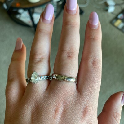 DOME Ring Minimalist Ring Modern Geometric Ring Silver Ring, Gold Ring ...