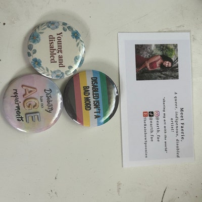 Dont Touch My Mobility Aid Button Pin Disability Button - Etsy