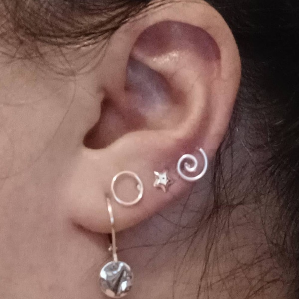 Princess Tiara Ear Cuff With CZ 925 Sterling Silver, No Piercing Needed ...