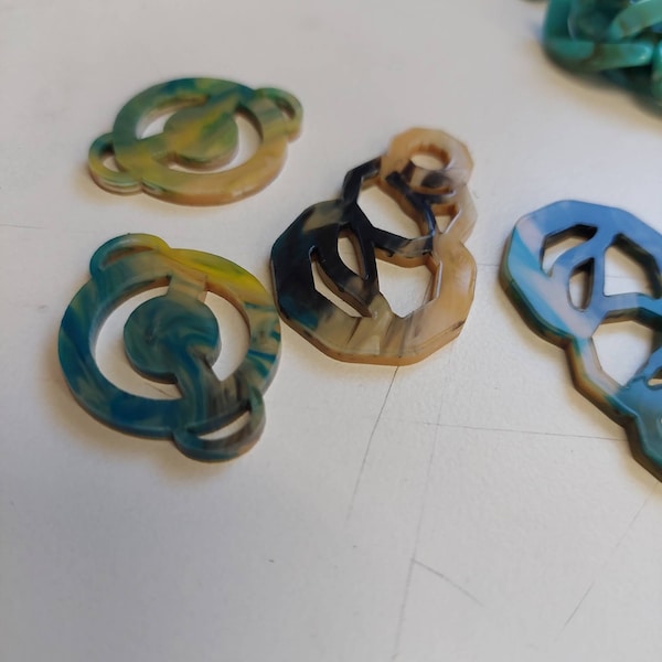 Full Sets of Acrylic (PMMA) Multi-colors Smoky Sheets With All 15 ...