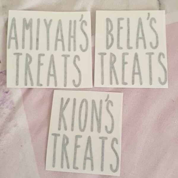 Self-raising Flour, Plain Flour, Bread Flour Vinyl Sticker Decal Labels ...