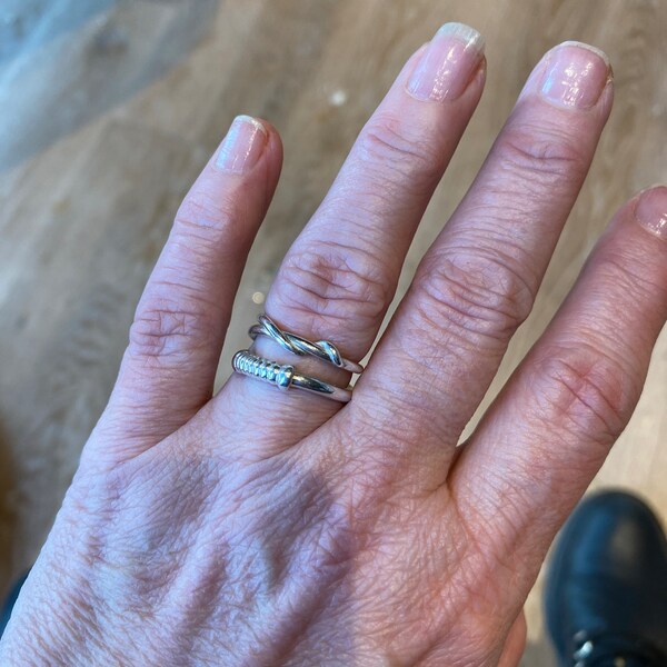 Thin Double Row Gold Chain Necklace, Minimalist Golden Necklace, 925 ...