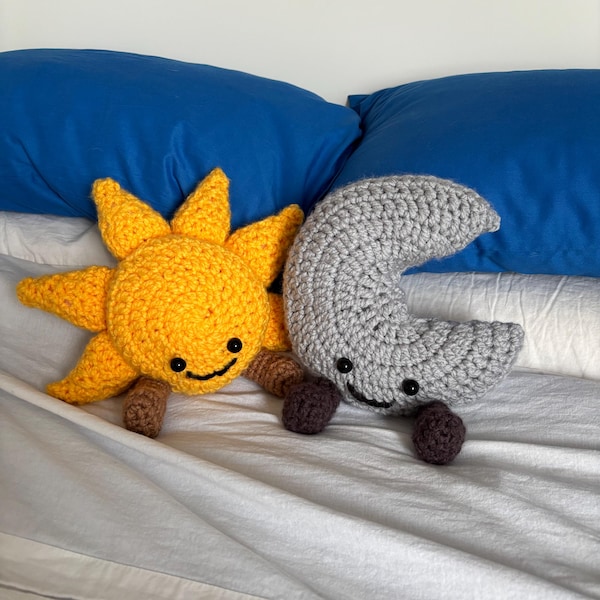CROCHET PATTERN: Sun & Moon Jellycat Inspired Plushies - Etsy