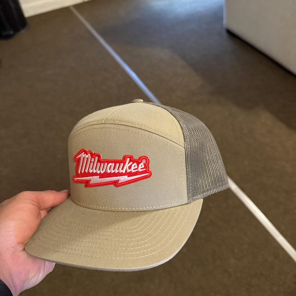 RICHARDSON 168 7 PANEL HAT With Custom Embroidery (overtime Hours ...