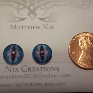 Dragon Glass Eyes Reptile Dragon Eyes Handmade Glass Cabochons for ...