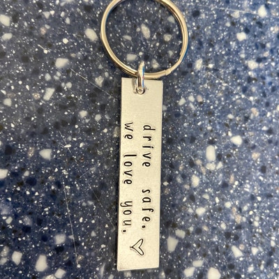 Drive Safe I Love You Keychain Sweet 16 Gift Drive Safe Keychain New ...