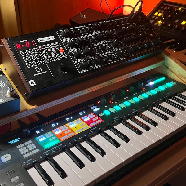 Arturia Keystep and Synth Rack Stand Behringer Pro-800, Model D ...