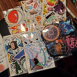 50/100pcs Laboratory Science Chemistry Stickers Physics | Etsy