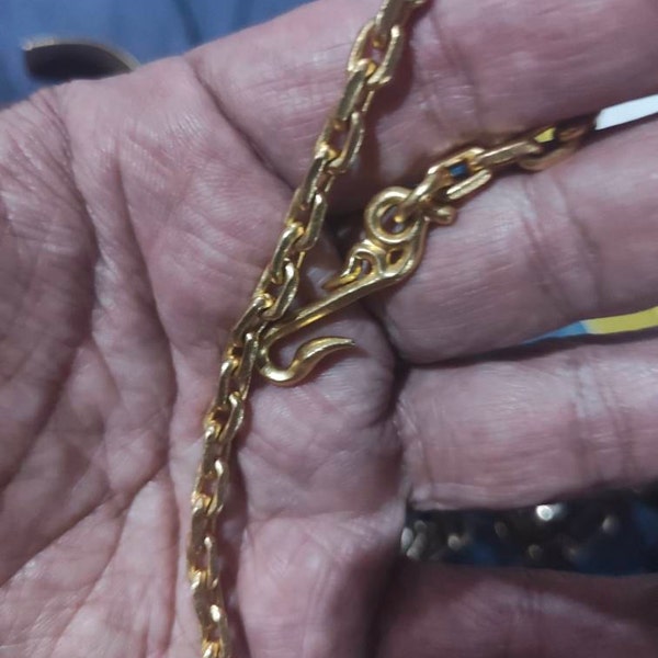 24k Solid Gold Chain Link 3mm. Pure Gold Link Chain Necklace. 9999 Fine ...