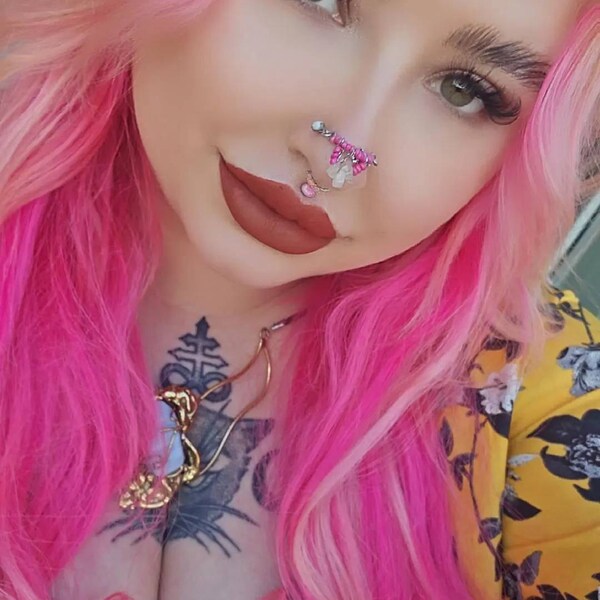 Custom Nose Chain, Nose Chain, Nostril Chain, Nasalang, Nose Piercing ...