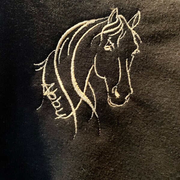 Horse Head - Machine Embroidery Design - Etsy