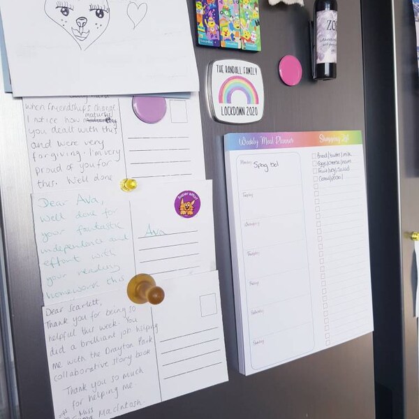 A4 Monthly Desk Pad Planner - Notebook Organiser With Notes Section ...