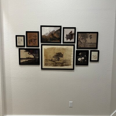 Picture Frame Collage, Gold Photo Frame With 5x7 Openings - Etsy