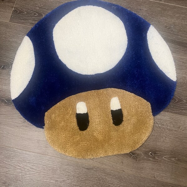Tufted Mario Super Star Rug, Wall-hanging, PRE-ORDER Custom Carpet ...