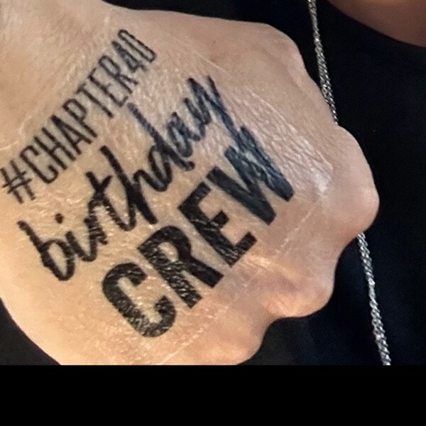 Custom Temporary Tattoos With YOUR Words or Phrase - Personalized ...