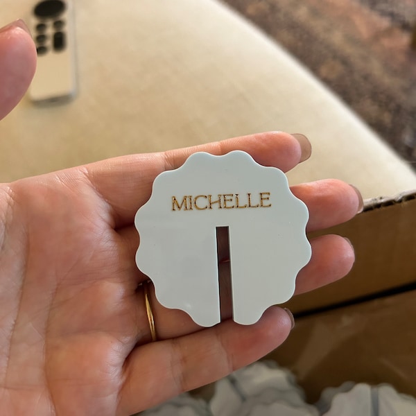 Wavy Table Numbers, Acrylic Table Numbers, Wavy Wedding Sign, Wedding ...