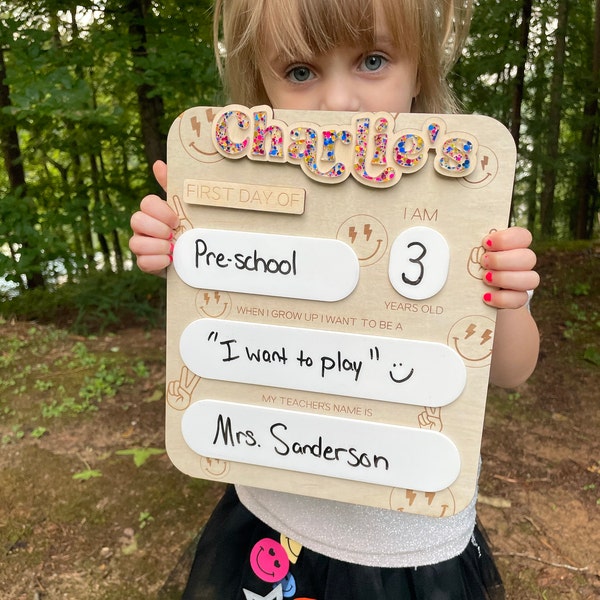 First Day of School Sign | Back to School Sign | First and Last Day ...