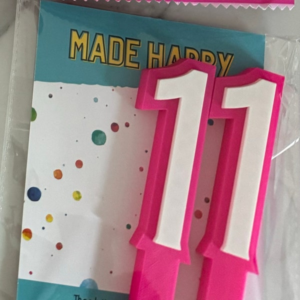 Girls Birthday Number for Cake | 1 2 3 4 5 6 7 8 9 10 Birthday Cake ...