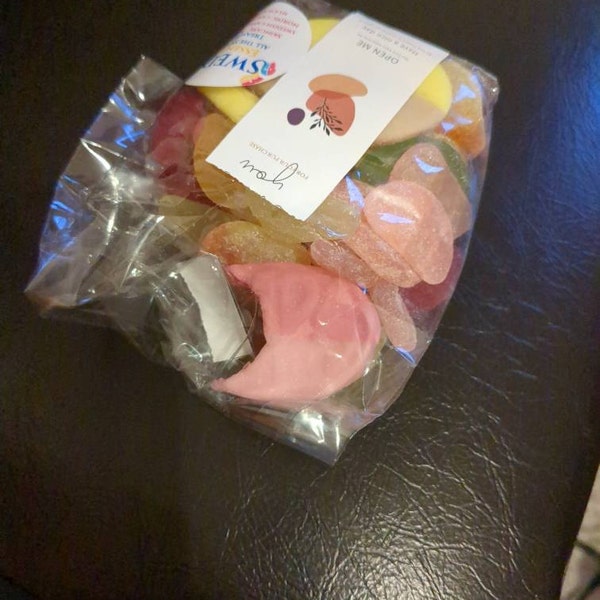 1kg BUBS Sour Tutti Frutti Foam Diamonds, Swedish Vegan Candy, 1kg of ...