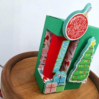 Favor Window Box Digital Template SVG With Video Tutorial, Gift Box SVG ...