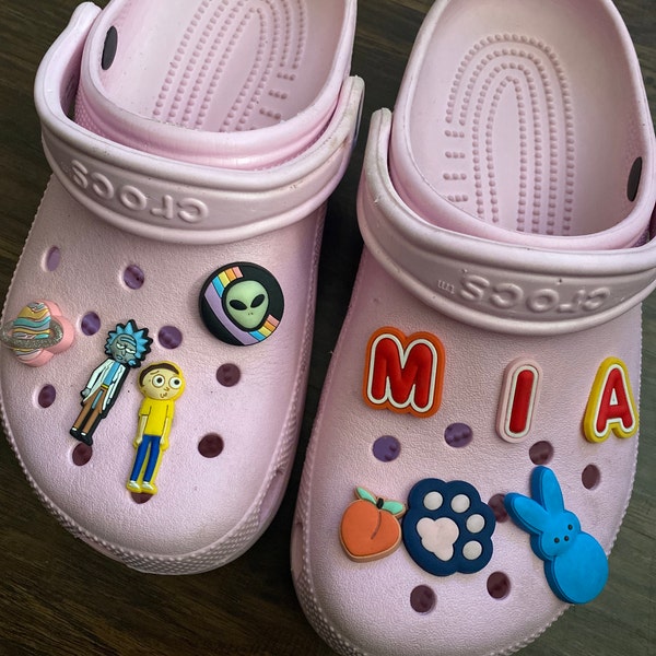 Colorful Letters / Numbers PVC Shoe Charms for Your Crocs / Silicone ...