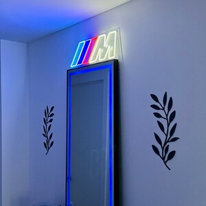 Amg Car Neon Sign / Neon Sign / Logo Neon Sign / Neon Sign Bedroom ...