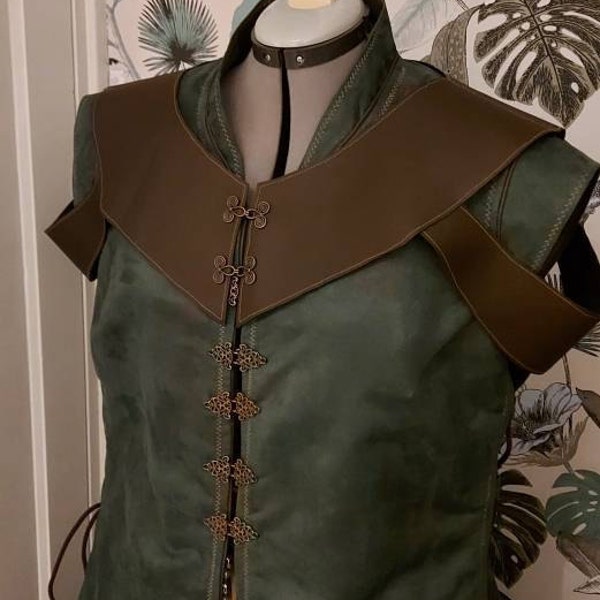 Female Fantasy Tabard Vest With Lacing - PDF Pattern for Instant ...