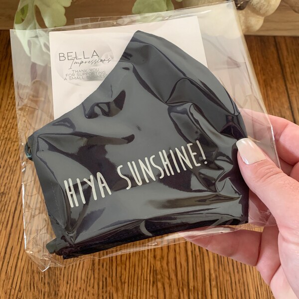 Customizable Face Mask - Custom Name / Logo Print - Personalized Face ...