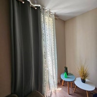 Pink and White Floral Printed Cotton Curtain, Ruffle Princess Coquette ...