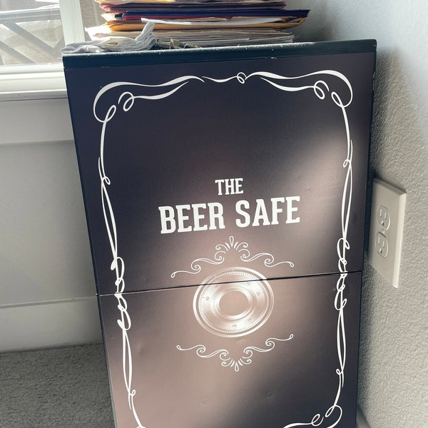 Beer Safe Fridge Wrap MINI Fridge Decal for Beer Lovers, Beer Safe ...