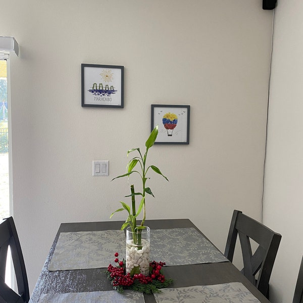 Venezuela Wall Art, Set of Three Venezuela Prints Featuring Araguaney ...