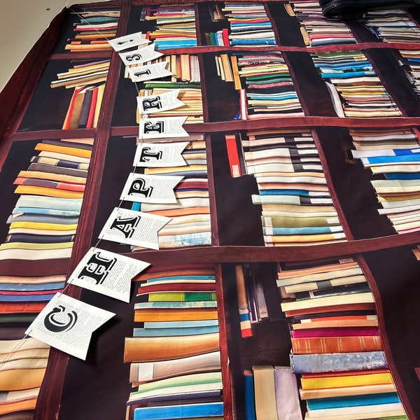 Custom Bookish Birthday Banner | Next Chapter Party Decor | Vintage ...