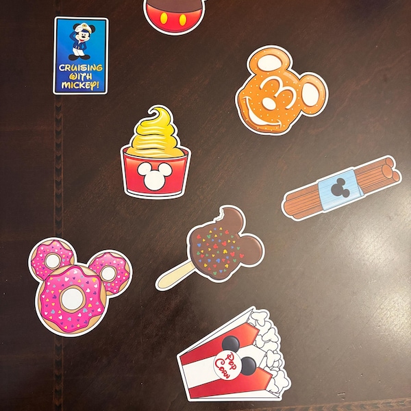 Disney Inspired Snack Magnets - 3 Options to Choose From! - Cruising ...