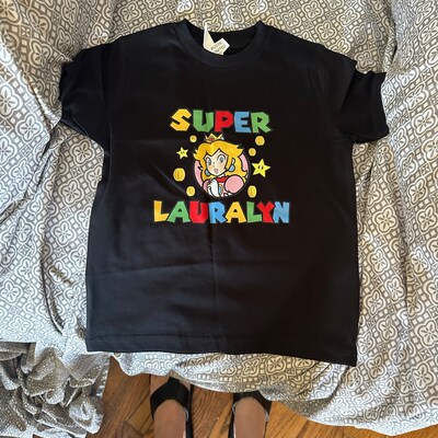 Super Mario Characters T-shirt, Mario Luigi Rosalina Princess Peach ...