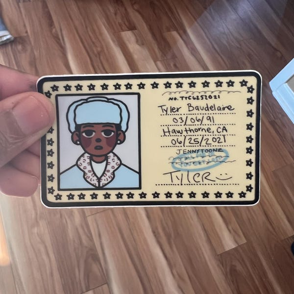 Tyler the Creator Running Out of Time Vinyl Sticker - IGOR , Gifts for ...